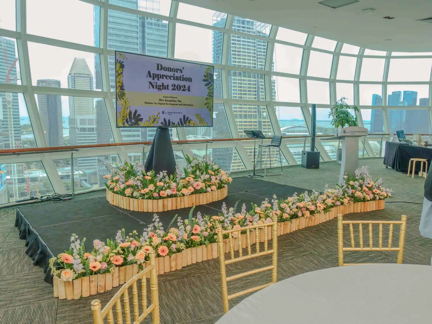 Corporate Floral Services & Stage Landscaping in Singapore